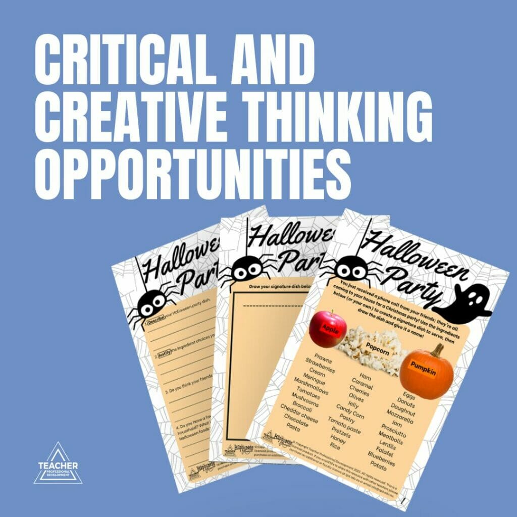 Halloween Party - Design a Feast! - Teacher Professional Development