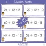 BUNDLE 12 Multiplication Division Number Facts Rapid Recall Routines ...