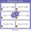 12 Times Tables Basic Multiplication Division Facts WARM UP Worksheets ...