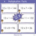 BUNDLE 12 Multiplication Division Number Facts Rapid Recall Routines ...