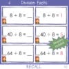 BUNDLE 8 Multiplication Division Number Facts WARM UP Activity and ...
