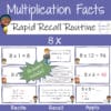 BUNDLE 8 Multiplication Division Number Facts WARM UP Activity and ...
