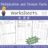 BUNDLE 8 Multiplication Division Number Facts WARM UP Activity and ...