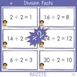 BUNDLE 2 Multiplication Division Number Facts WARM UP Activity and ...