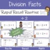 BUNDLE 2 Multiplication Division Number Facts WARM UP Activity and ...