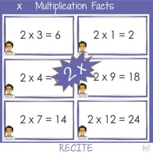 BUNDLE 2 Multiplication Division Number Facts WARM UP Activity and ...