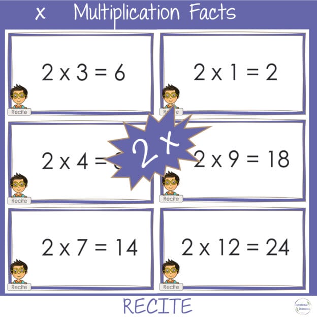 BUNDLE 2 Multiplication Division Number Facts WARM UP Activity and ...