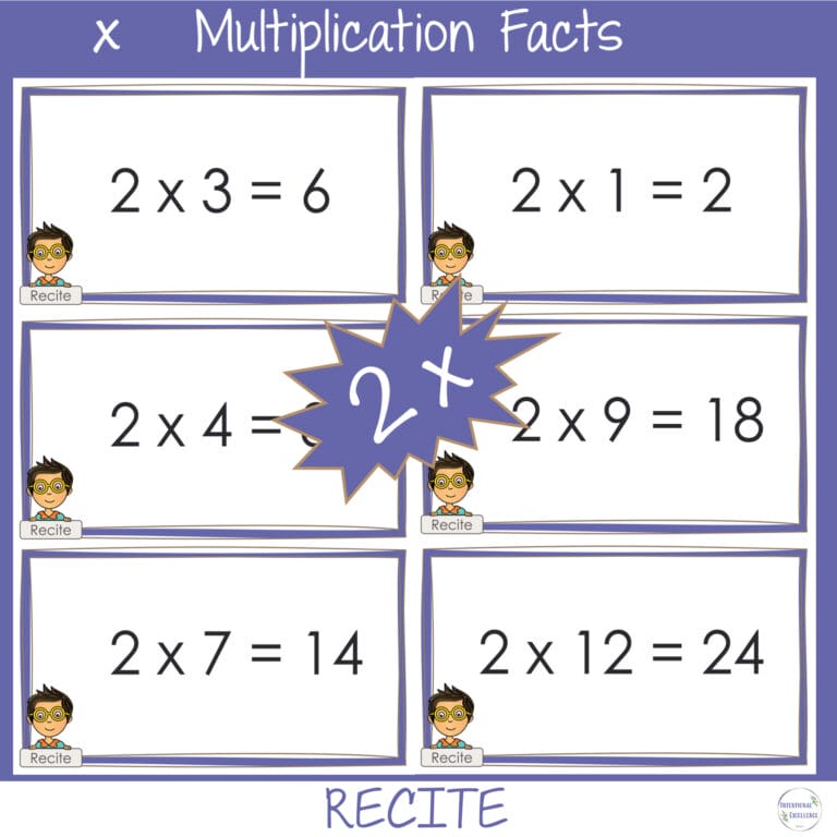 BUNDLE 2 Multiplication Division Number Facts WARM UP Activity and ...