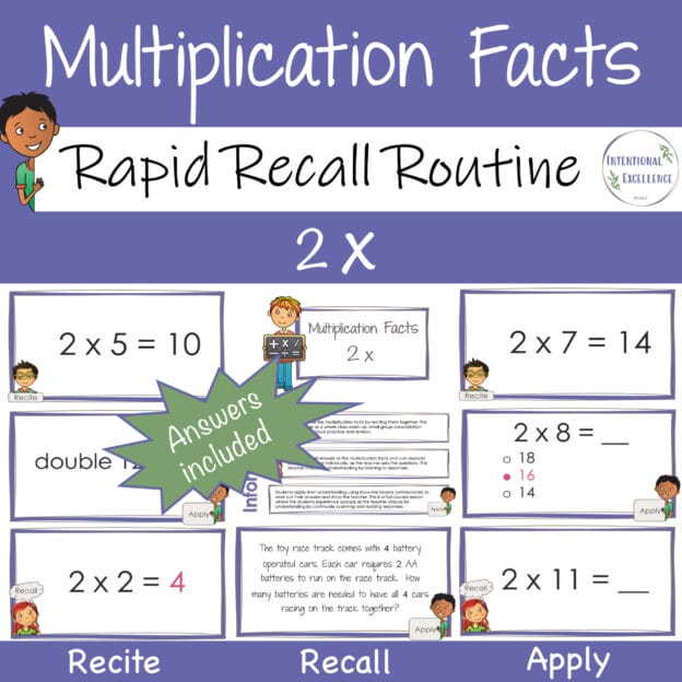 BUNDLE 2 Multiplication Division Number Facts WARM UP Activity and ...