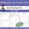 BUNDLE 2 Multiplication Division Number Facts WARM UP Activity and ...
