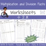 BUNDLE 2 Multiplication Division Number Facts WARM UP Activity and ...