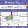 BUNDLE 1 Multiplication Division Number Facts WARM UP Activity and ...