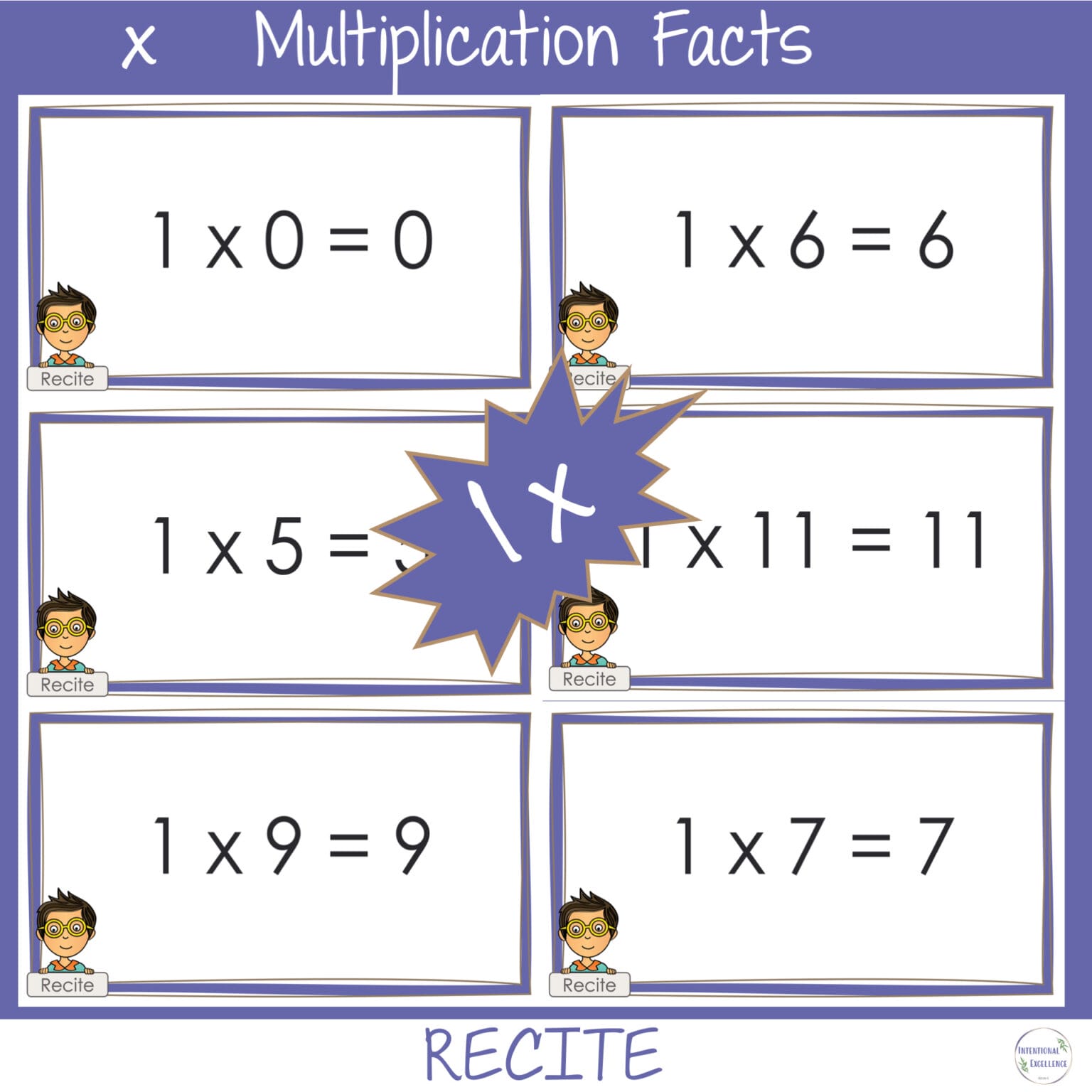 BUNDLE 1 Multiplication Division Number Facts WARM UP Activity and ...