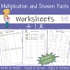 BUNDLE 1 Multiplication Division Number Facts WARM UP Activity and ...