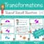 BUNDLE 2D Transformations Enlargement Reflection Rotation Translation ...