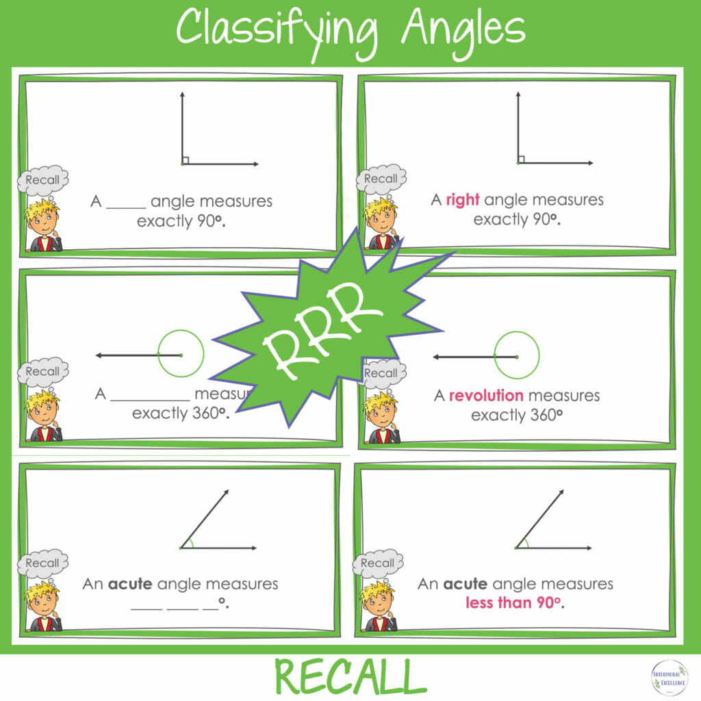 BUNDLE Classifying Angles WARM UP Activity and Worksheets Math Review ...