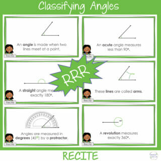 BUNDLE Classifying Angles WARM UP Activity and Worksheets Math Review ...