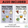 Fractions Terminology Posters - Math Vocabulary Classroom Display ...