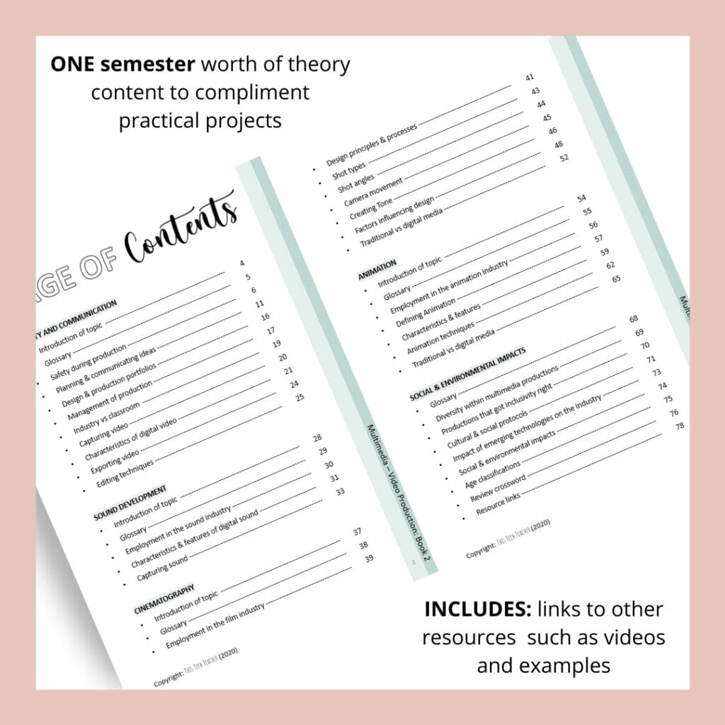 PDF Multimedia Stage 5: Video (film & animation) Production Workbook ...