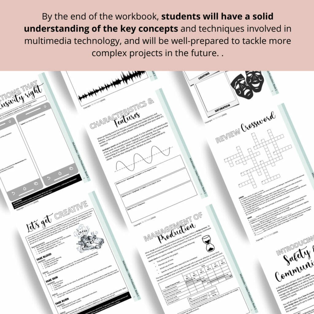 PDF Multimedia Stage 5: Video (film & animation) Production Workbook ...