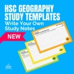 NEW Syllabus HSC Geography Study Templates - 2024 Implementation