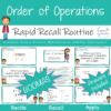 BUNDLE BODMAS Order of Operations WARM UP and WORKSHEETS Year 6 Math ...