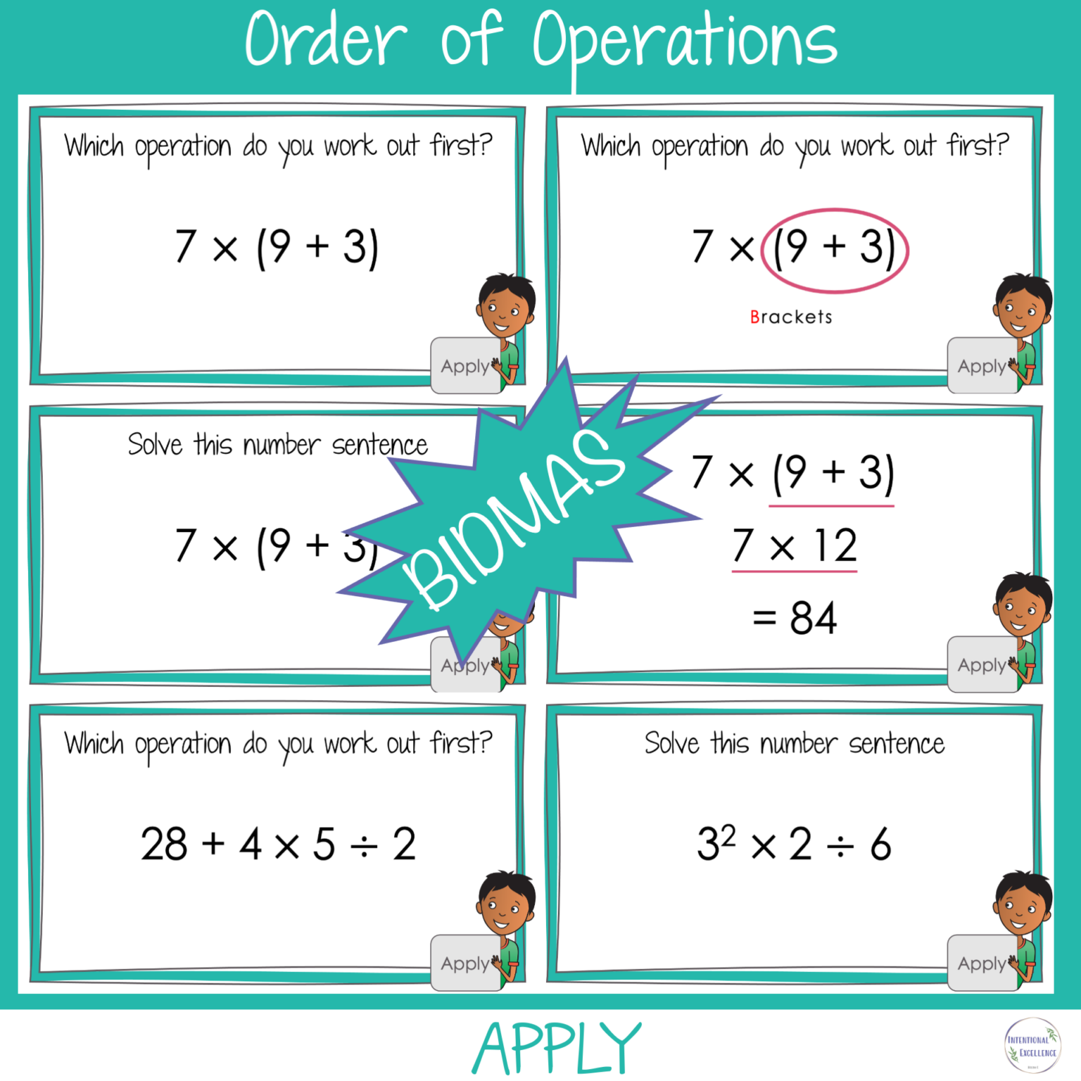 BIDMAS Order of Operations WARM UP Rapid Recall Routine Year 6 Math ...