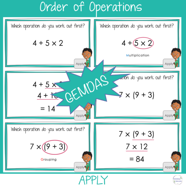 Order of Operations GEMDAS Rapid Recall Routine - Teacher Professional ...