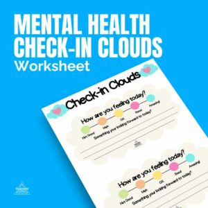 Mental Health Check-in Clouds - Teaching Resources