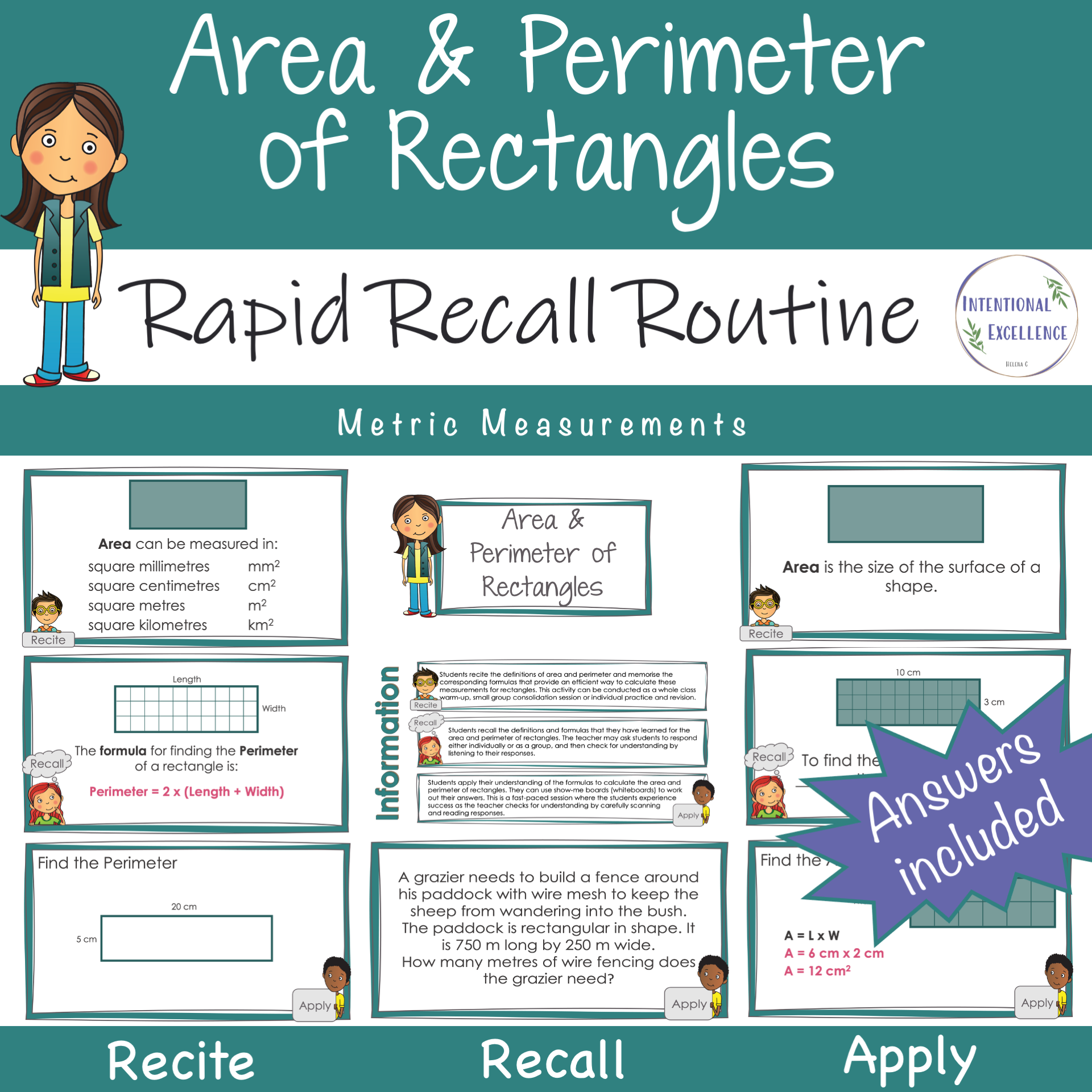 Area Perimeter Worksheets Year 5 Area And Perimeter Of Rectangle
