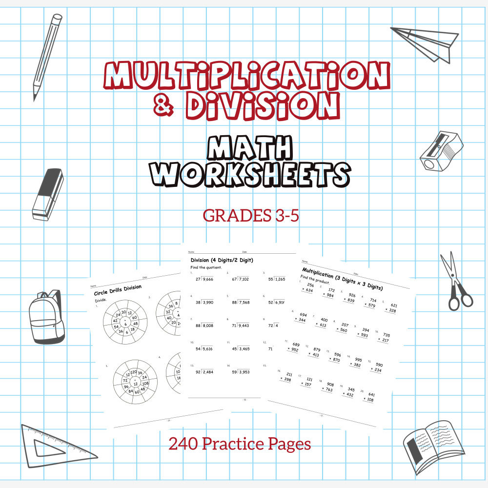 Multiplication and Division Practice Problems - Teacher Professional ...