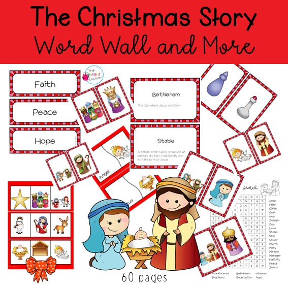 For Religious Christmas Word Wall