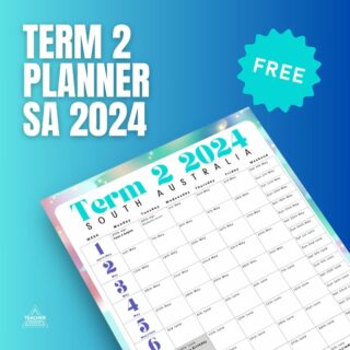 FREE SA Term 2 School Planner 2024 - Teaching Resource