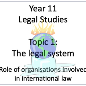 Legal Studies Resource Cabinet