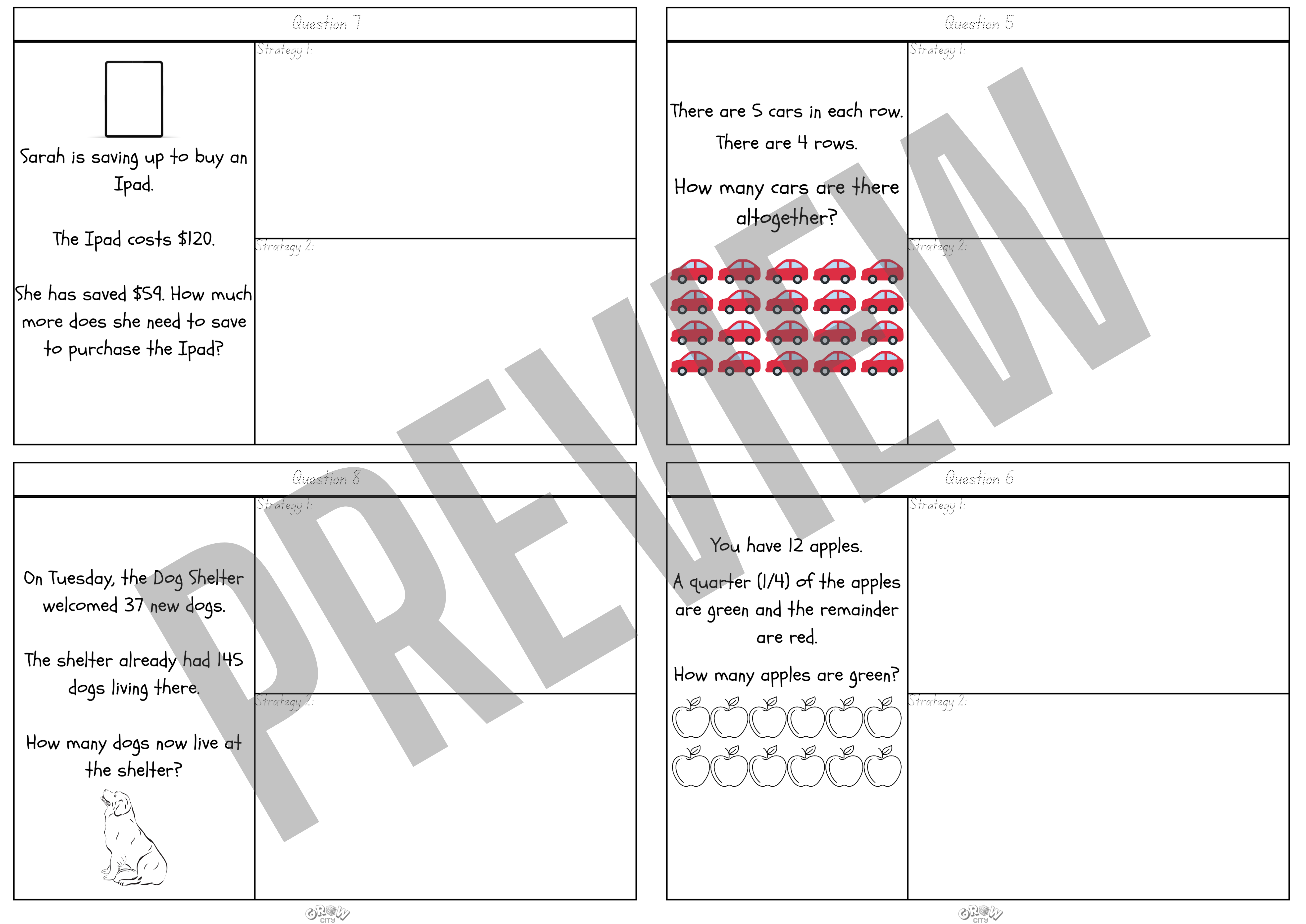 Mathematics | Show Your Strategy (Aqua Edition) - [ Mathematics | Show ...