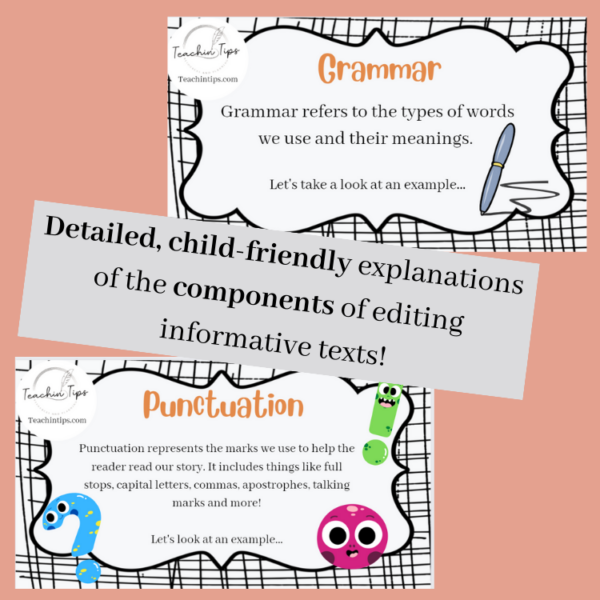 Editing Informational Texts - PowerPoint/Lesson - Teacher Professional ...