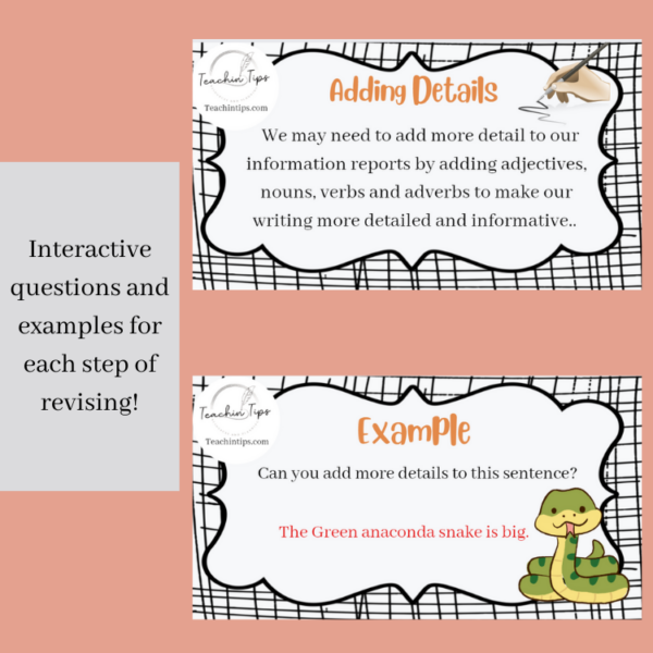 Revising Informational Texts - PowerPoint/Lesson - Teacher Professional ...