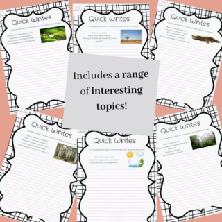 Quick Writes Activities Informational Writing - Teacher Professional ...