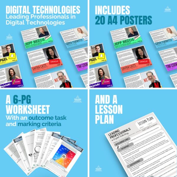 Digital Technologies Leading Professionals Activity and Poster Pack ...