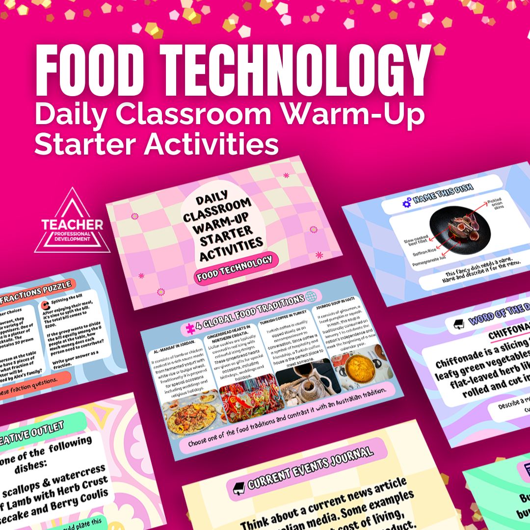 Food Technology Teaching Resources - TPD.edu.au