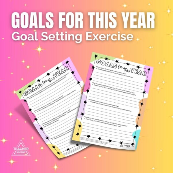 Back to School High School Resource: All About Me - Teacher ...