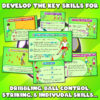 Soccer skills & drills - Printable task cards for physical education ...