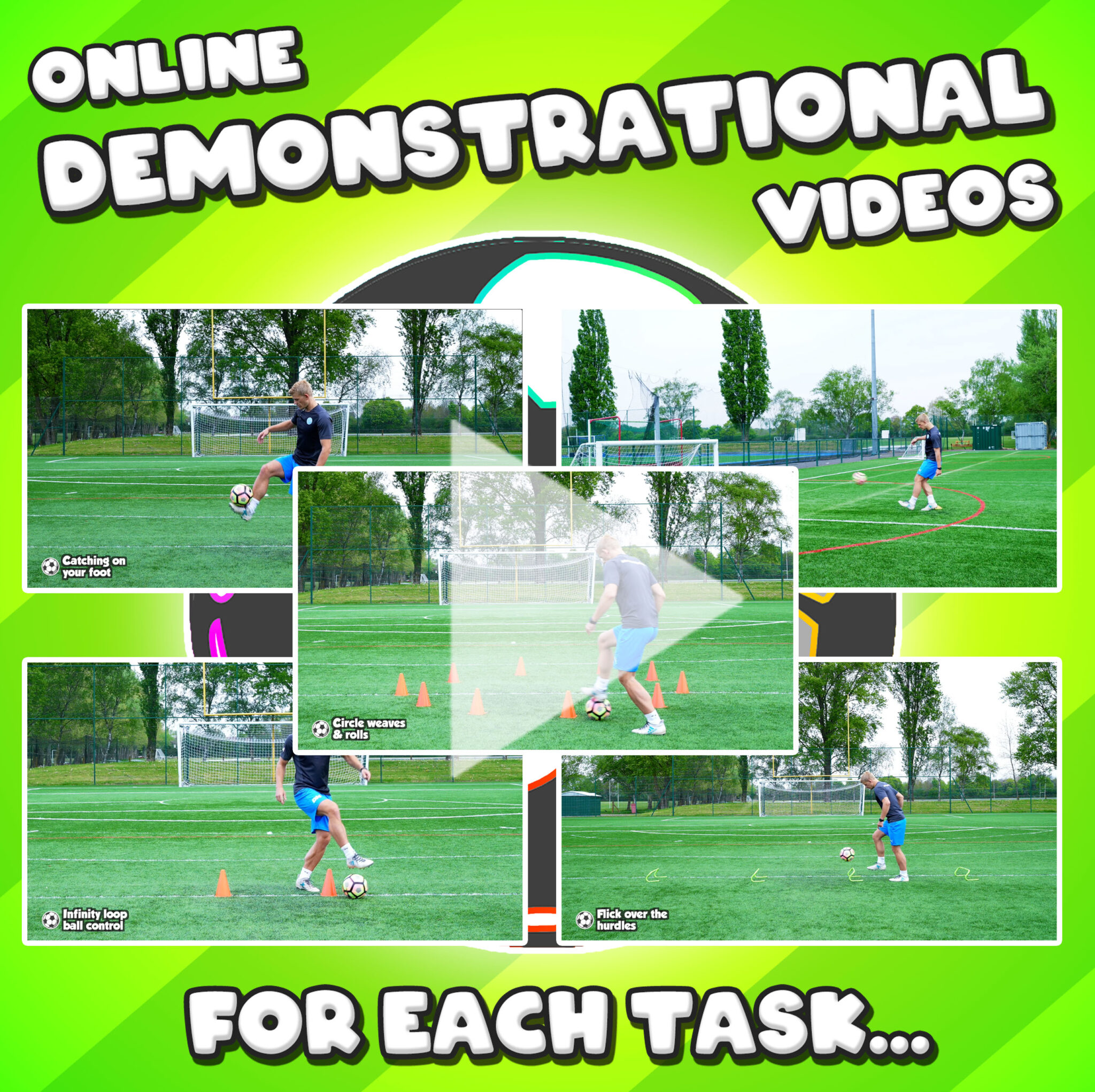 Soccer skills & drills - Printable task cards for physical education ...