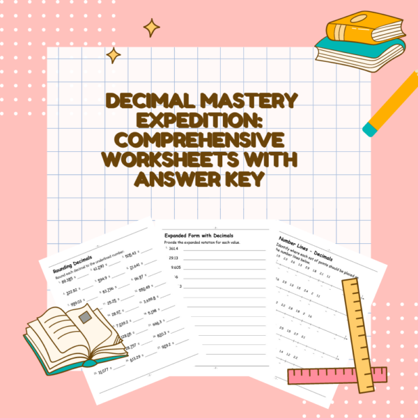 Operations with Decimals, Math Worksheets with Answer Key - Teacher ...