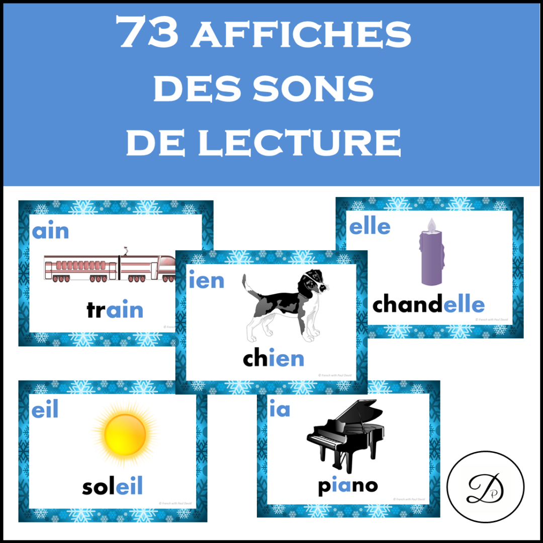 73 affiches des sons de lecture - French reading sounds/blends posters ...