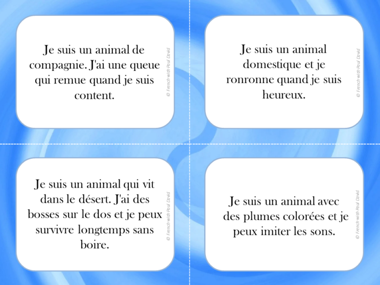 Devinettes - Les animaux / Riddles - Animals - Teacher Professional ...