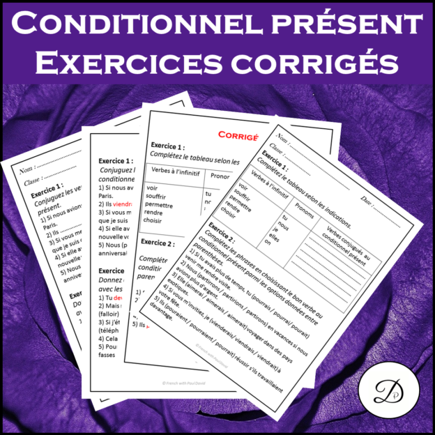 Conditionnel présent - Explications et exercices / French Present ...