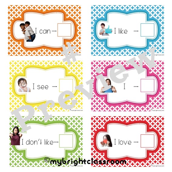 English Language Learners Communication Cards: Building Sentences ...