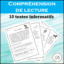 10 textes informatifs - Compréhension de lecture / French Reading ...