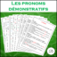 Pronoms démonstratifs - Explications et exercices /French Demonstrative ...